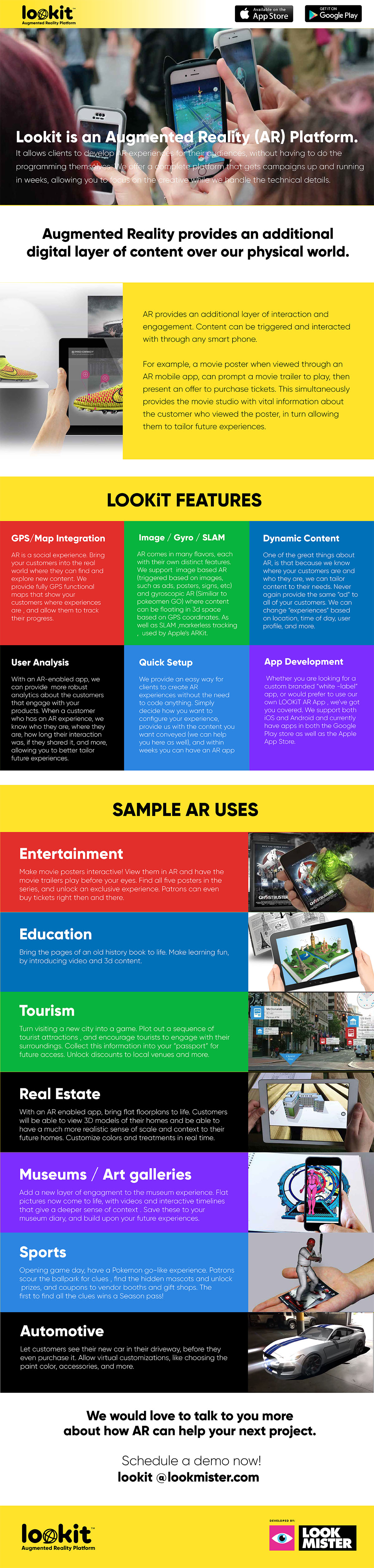 Lookit Augmented Reality Platform